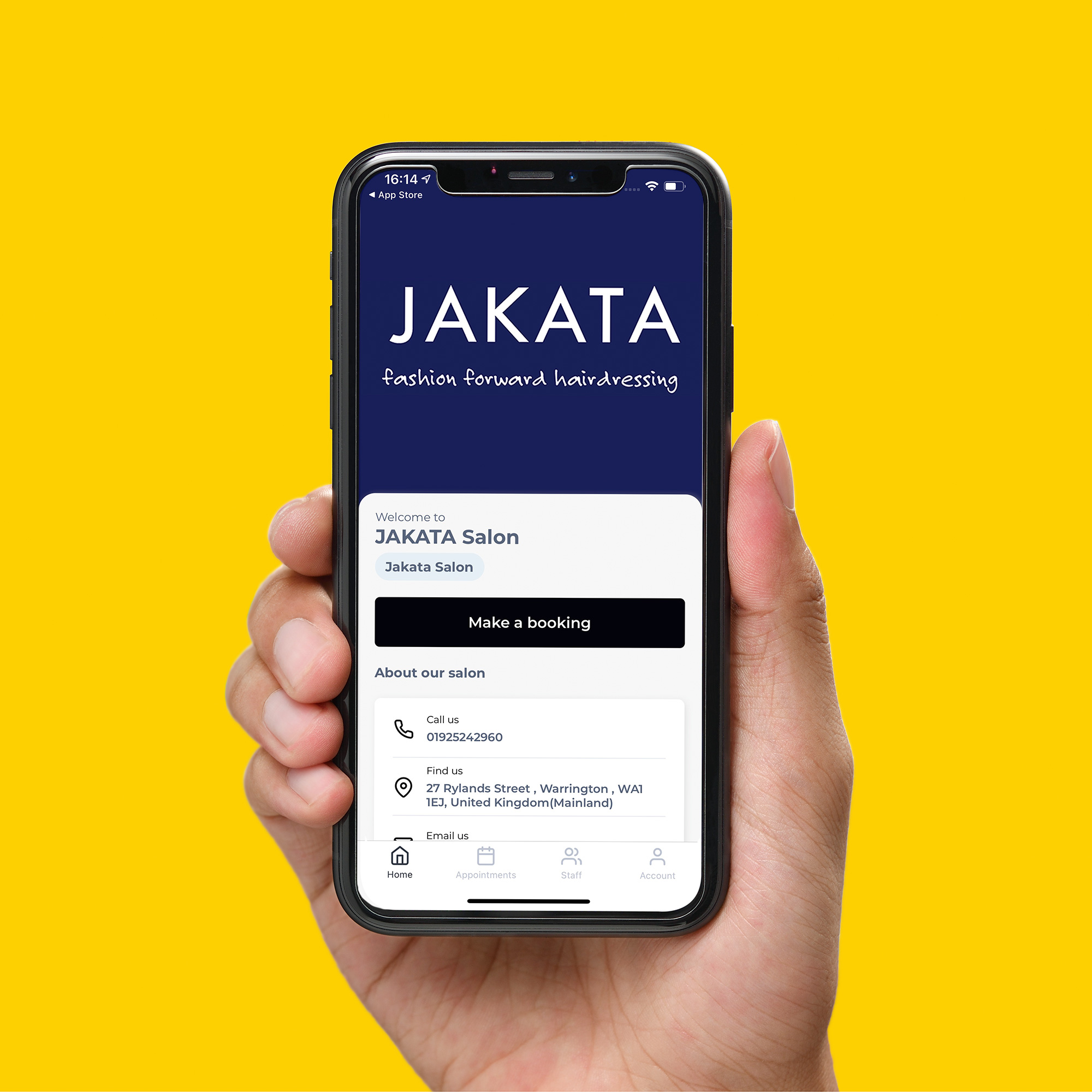 Jakata Salon | Location & Contact info | Hairdressers in Warrington